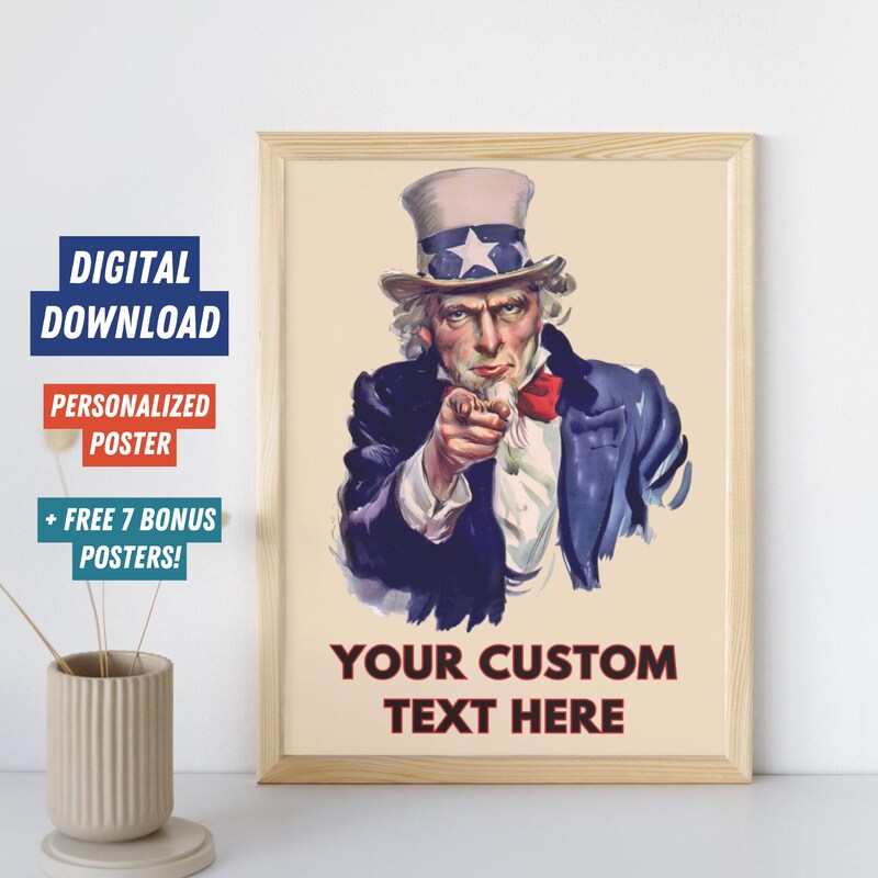 Uncle Sam - Etsy