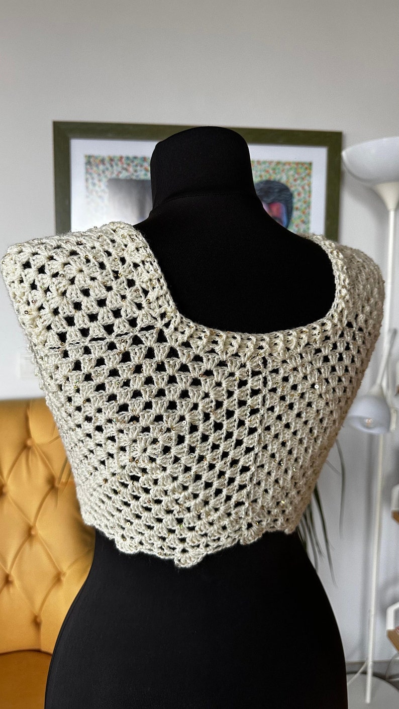Finished Crochet Tops, Crochet Top, Handmade Crochet Top, Crochet Top ...