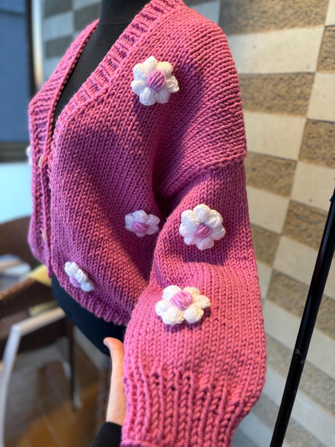 Lemon Crochet Cardigan , 3D Lemon Embroidered Sweater , 3D Fruit ...