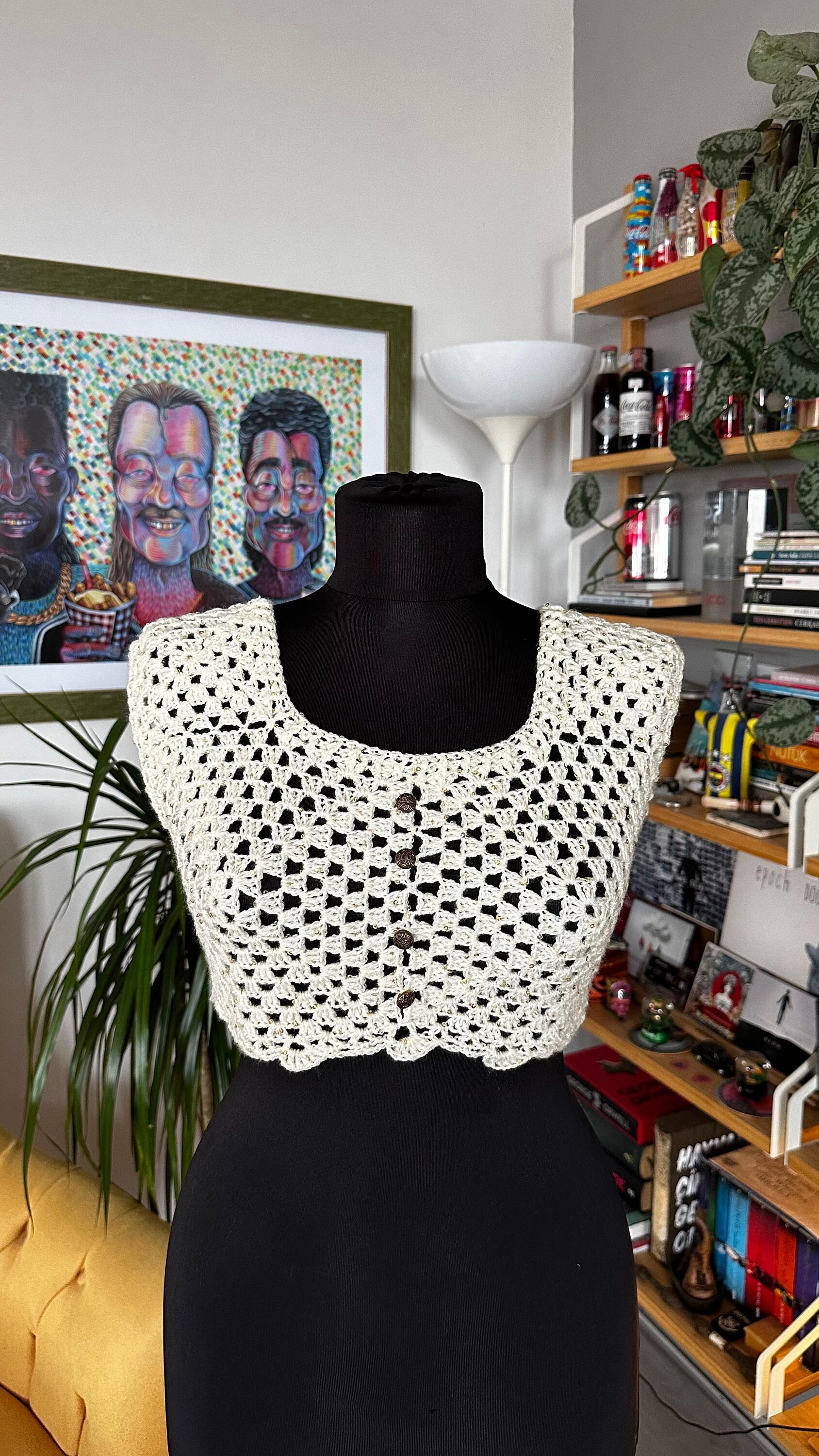 Finished Crochet Tops, Crochet Top, Handmade Crochet Top, Crochet Top ...