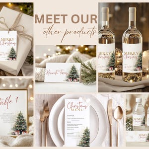 Printable Christmas Favor Tags, Biscuits Sticker Template, Cookie Candy ...