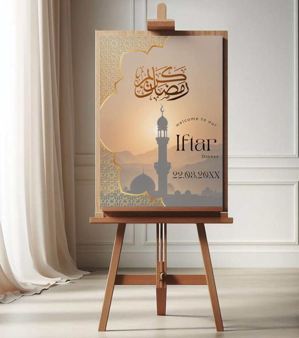Ramadan Iftar Welcome Sign, Ramadan Decor, Eid Decor, Iftar Welcome ...