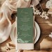 Sage Green Wedding Menu Template, Wedding Menu, Bridal Shower Lunch or ...