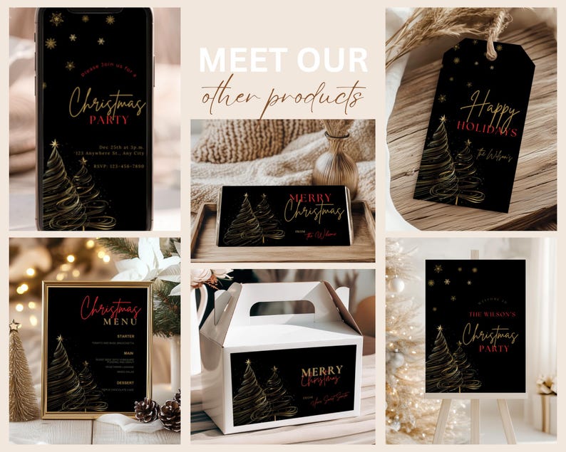 Thanksgiving Dinner Menu Template Editable Party Table Decoration Fall ...