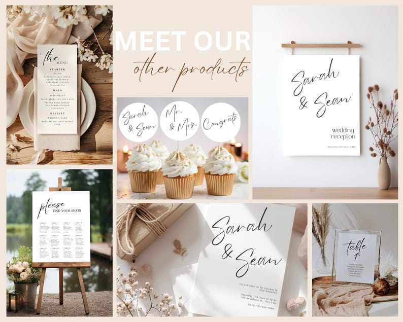Christmas Welcome Sign Editable Welcome Poster Template Modern Holiday ...