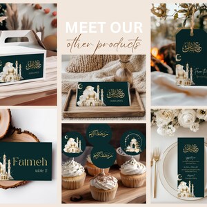 Eid Al Fitr Menu Template Bayram Menu Template Eid Mubarak Menu Card ...