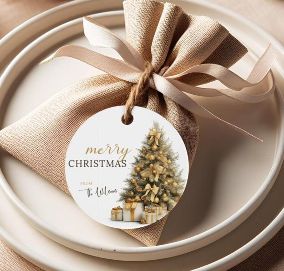 Printable Christmas Favor Tags, Biscuits Sticker Template, Cookie Candy ...