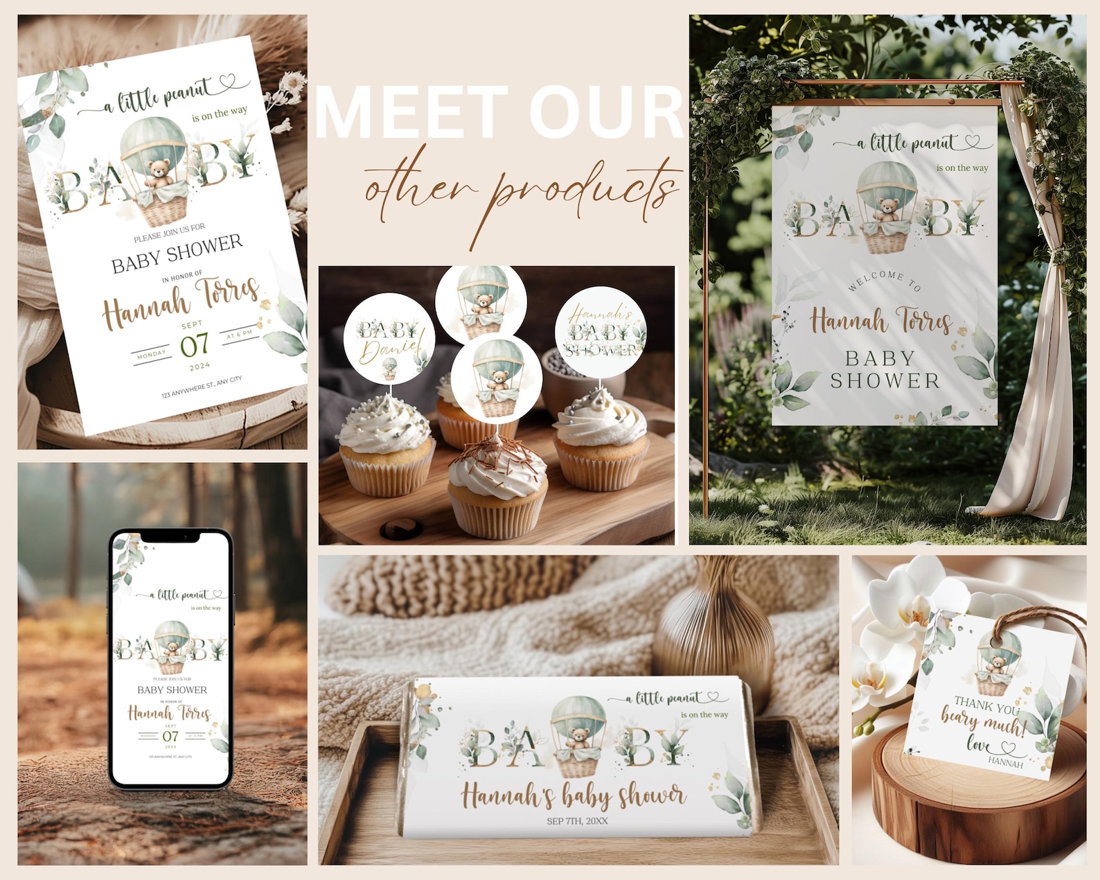 Baby in Bloom Chocolate Bar Wrapper Floral Candy Bar Wrapper Template ...