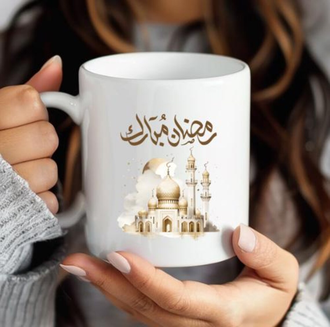 Ramadan Sublimation Template, Ramadan Mubarak Mosque Clipart for Mugs ...