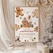 Editable Gingerbread House Decorating Party Welcome Sign, Christmas ...
