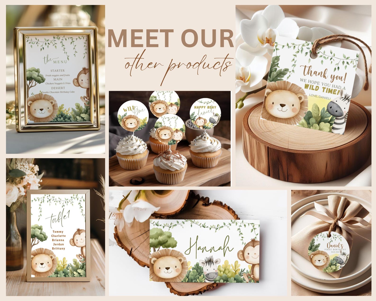 Wildflower Baby Shower Gable Box Label Editable Baby in Bloom Floral ...