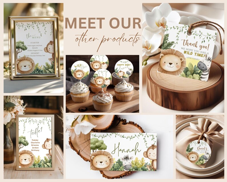 Wildflower Baby Shower Gable Box Label Editable Baby in Bloom Floral ...