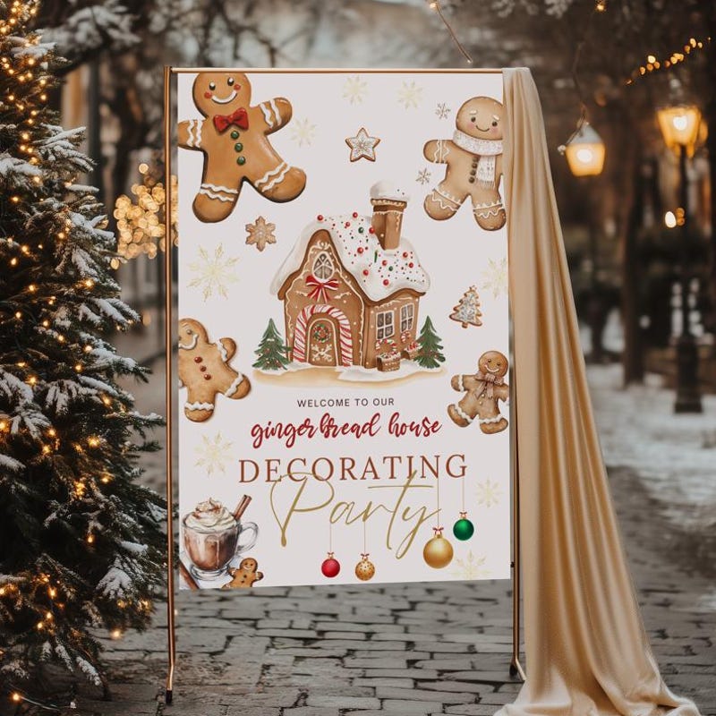 Gingerbread Sign - Etsy