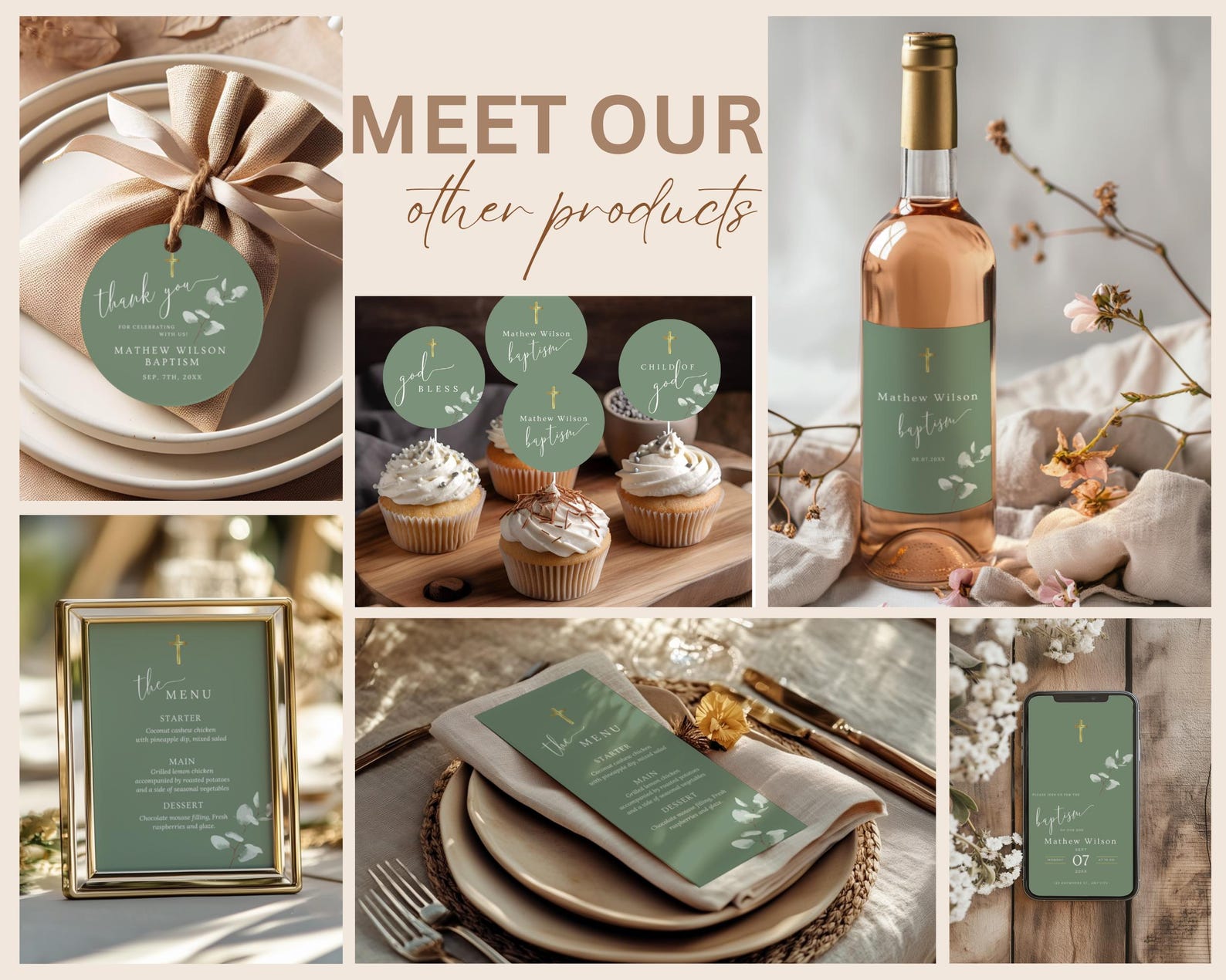 Wildflower Baby Shower Gable Box Label Editable Baby in Bloom Floral ...