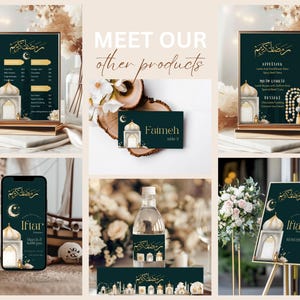 Eid Al Fitr Menu Template Bayram Menu Template Eid Mubarak Menu Card ...