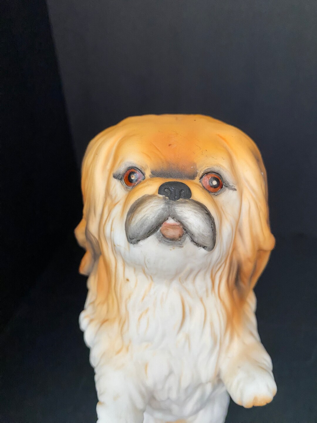 Vintage Aldon Porcelain Pekingese Dog Figurine - Etsy