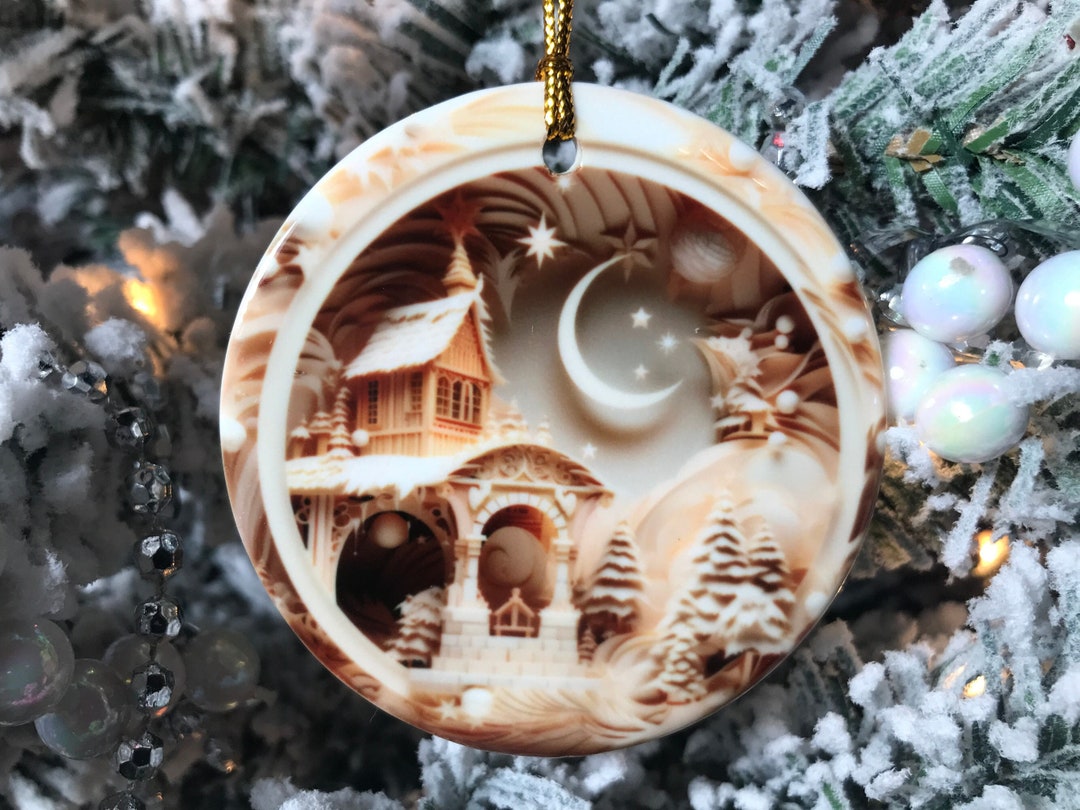 Unique Christmas Ornament, Decorative Ornament, Gift Idea, Gifts-for ...