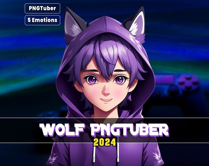 Pngtuber Streamer Kinetic | Vtuber Avatar for Gaming Streaming ...