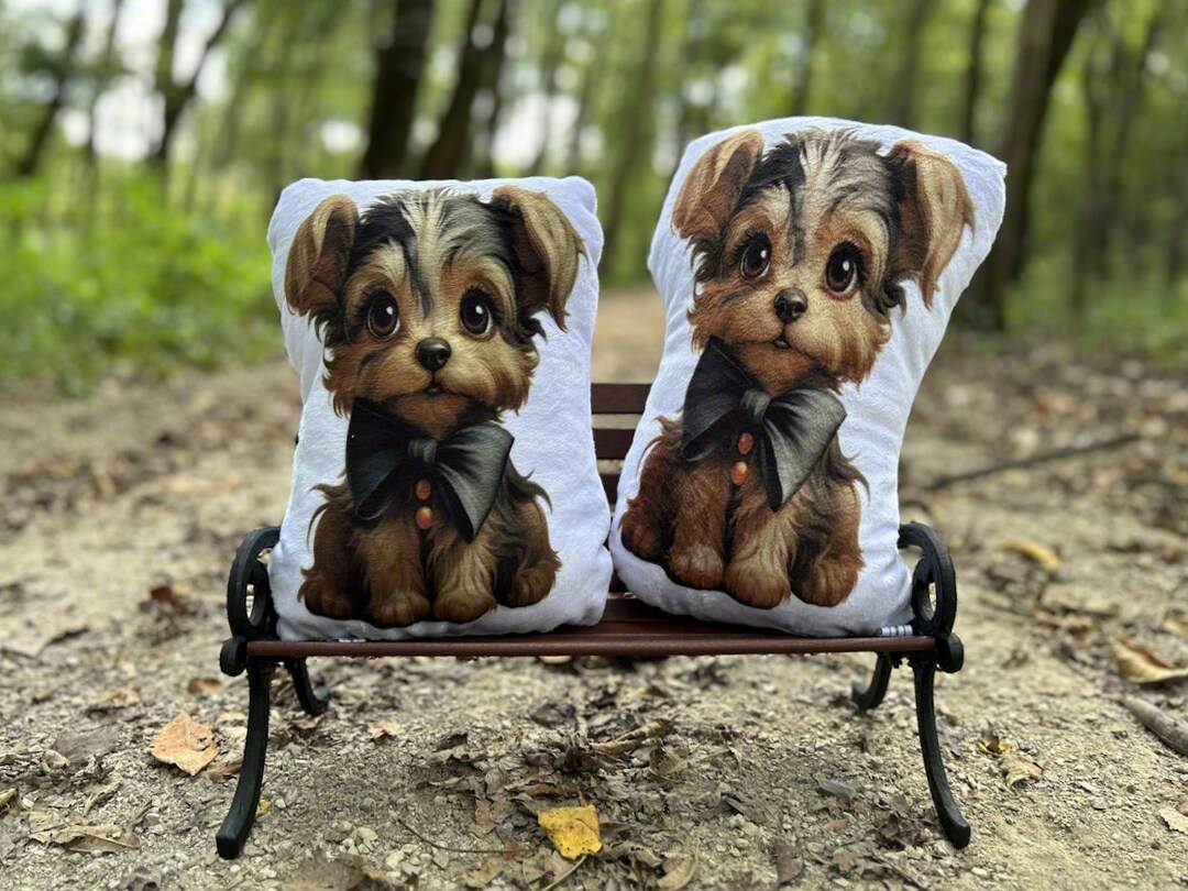 Yorkie Plush Toy – Handmade Stuffed Yorkie, Custom Puppy Plushie ...