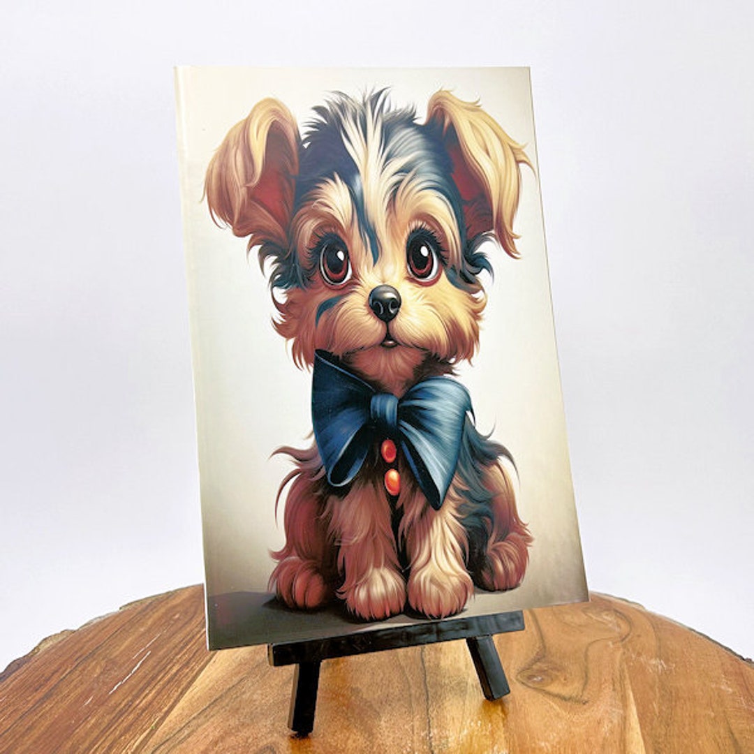 Yorkie Plush Dog Notebook: Creative Ideas Shine Bright With Jazz - Etsy