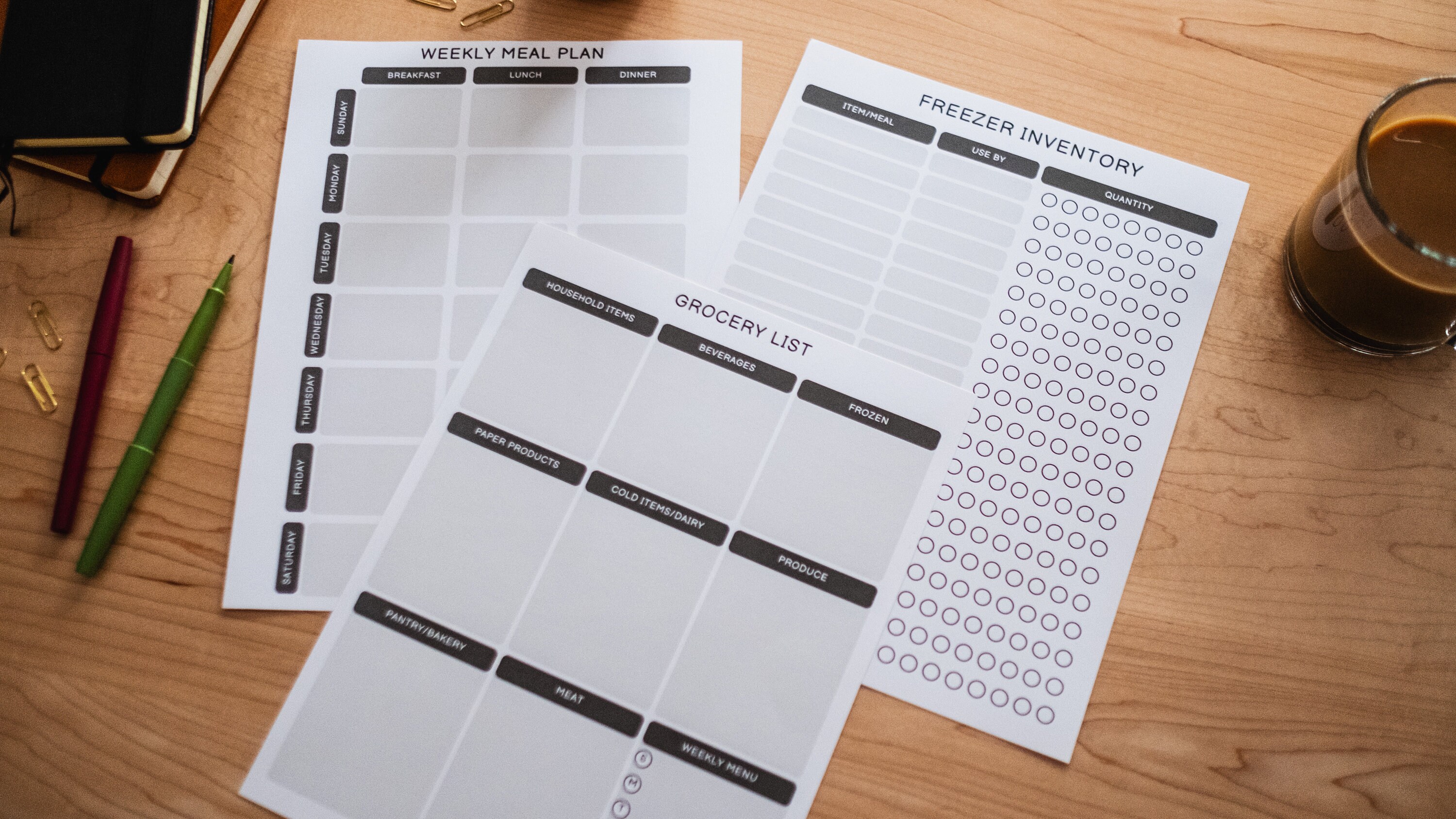 Meal Planning Bundle - Etsy