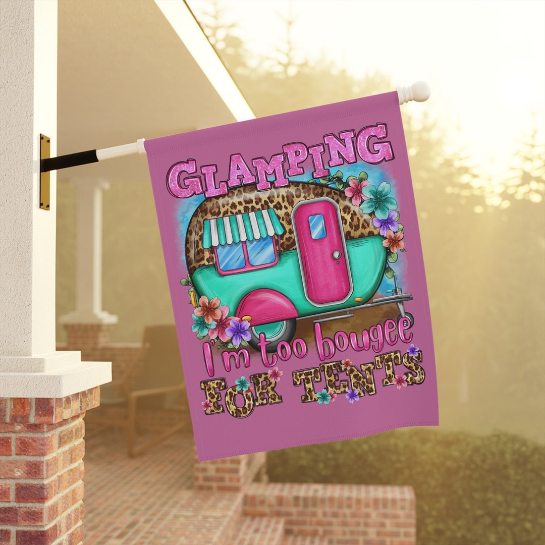 Personalized Camper Flag | RV Camping Flag | Custom Campsite Sign ...