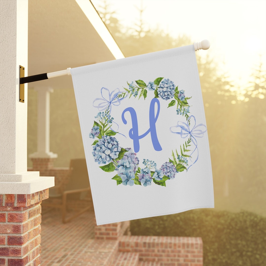 Personalized Monogram Outdoor Garden Flag Unique Wedding and Bridal ...