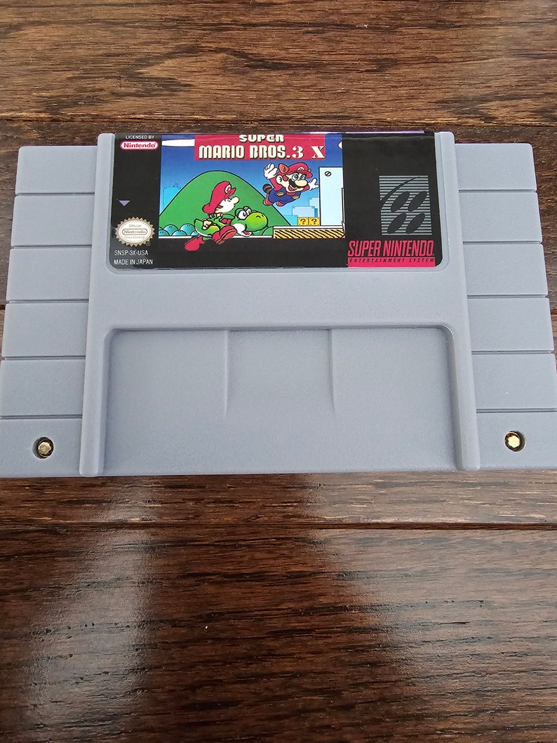 New Super Mario Land or Super Mario Bros 3x Super Nintendo SNES Video ...