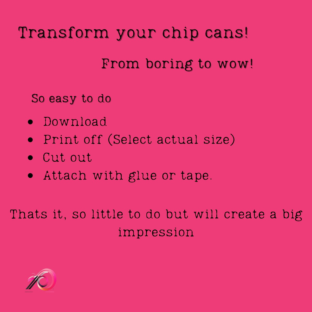 Digital Download, Pringle Can, Pringles Template, Pringle Can Cover ...