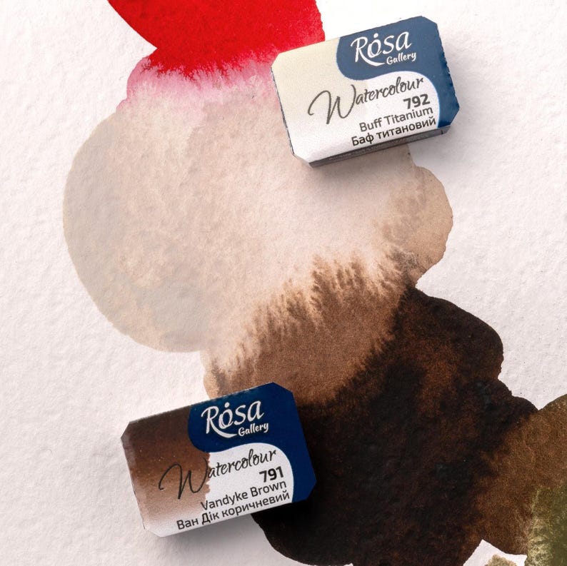 NEW 2026 Colours of ROSA Gallery Professional Watercolours in Tubes and ...