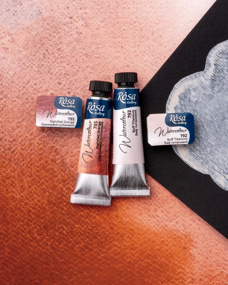 NEW 2026 Colours of ROSA Gallery Professional Watercolours in Tubes and ...