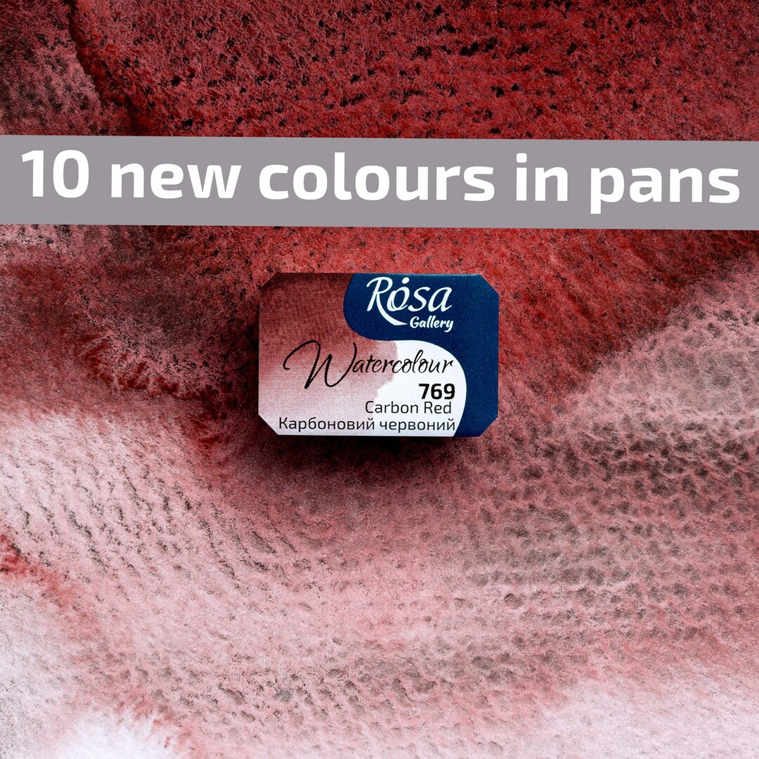 NEW 2024 Watercolor Paints in Pans Rosa Gallery (2.5 Ml), Professional ...