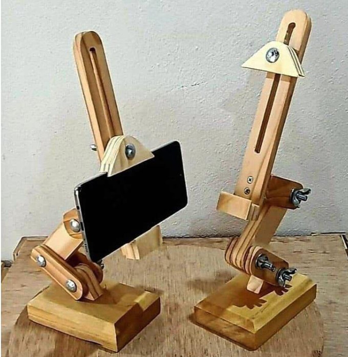 Wooden Holder for Self Phone, Tablet - Etsy