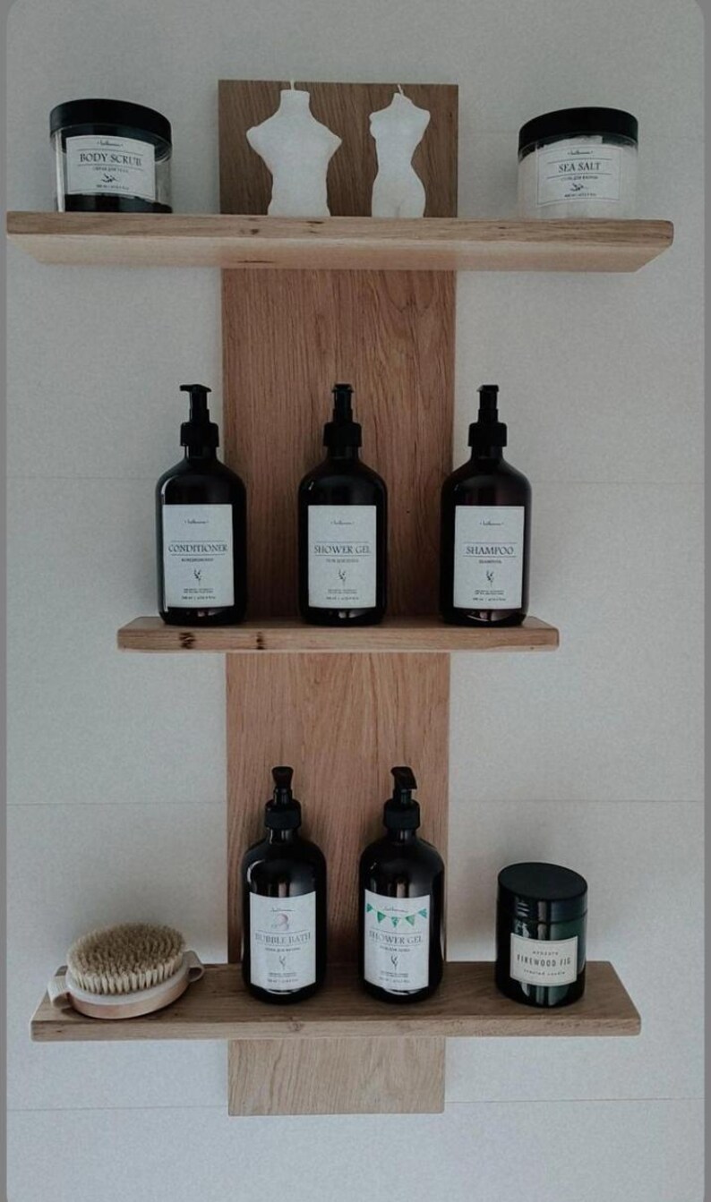 Minimalist Wooden Wall Shelf - Etsy