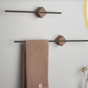 Modern Minimalist Towel Rack - Etsy