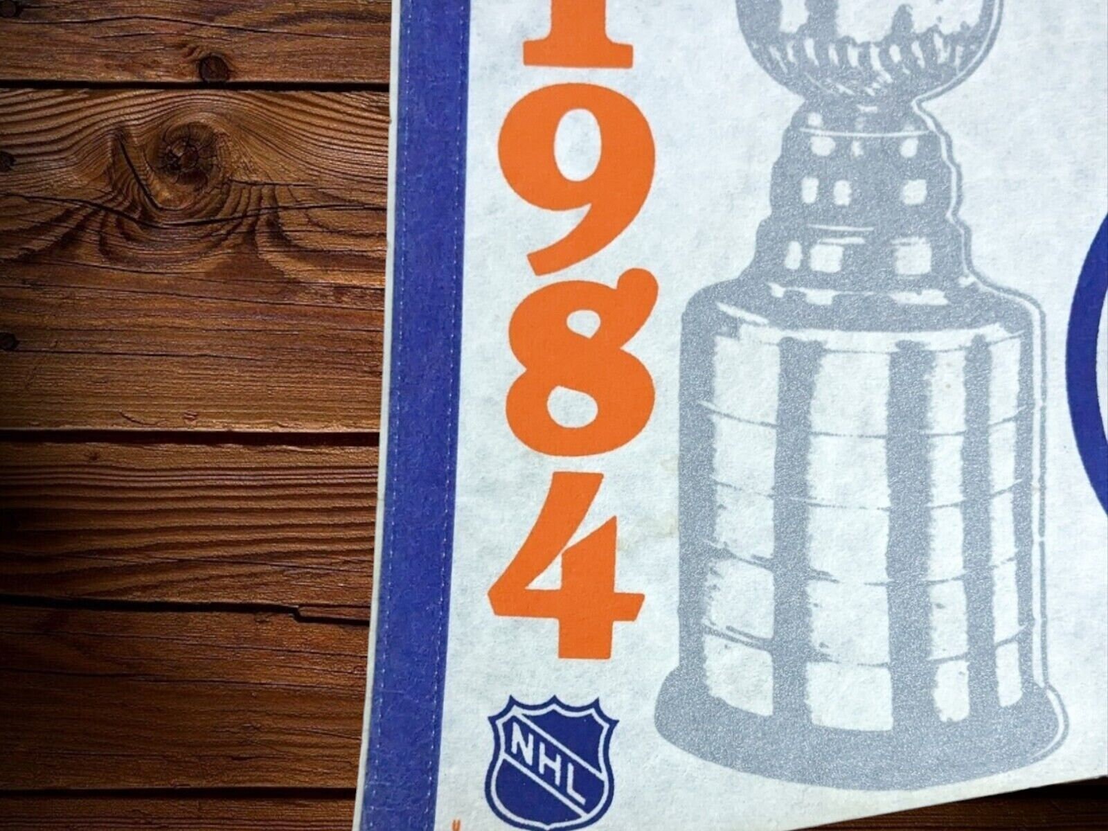 70s Vintage Felt Edmonton Oilers Flag Pennant Mancave Decor - Etsy