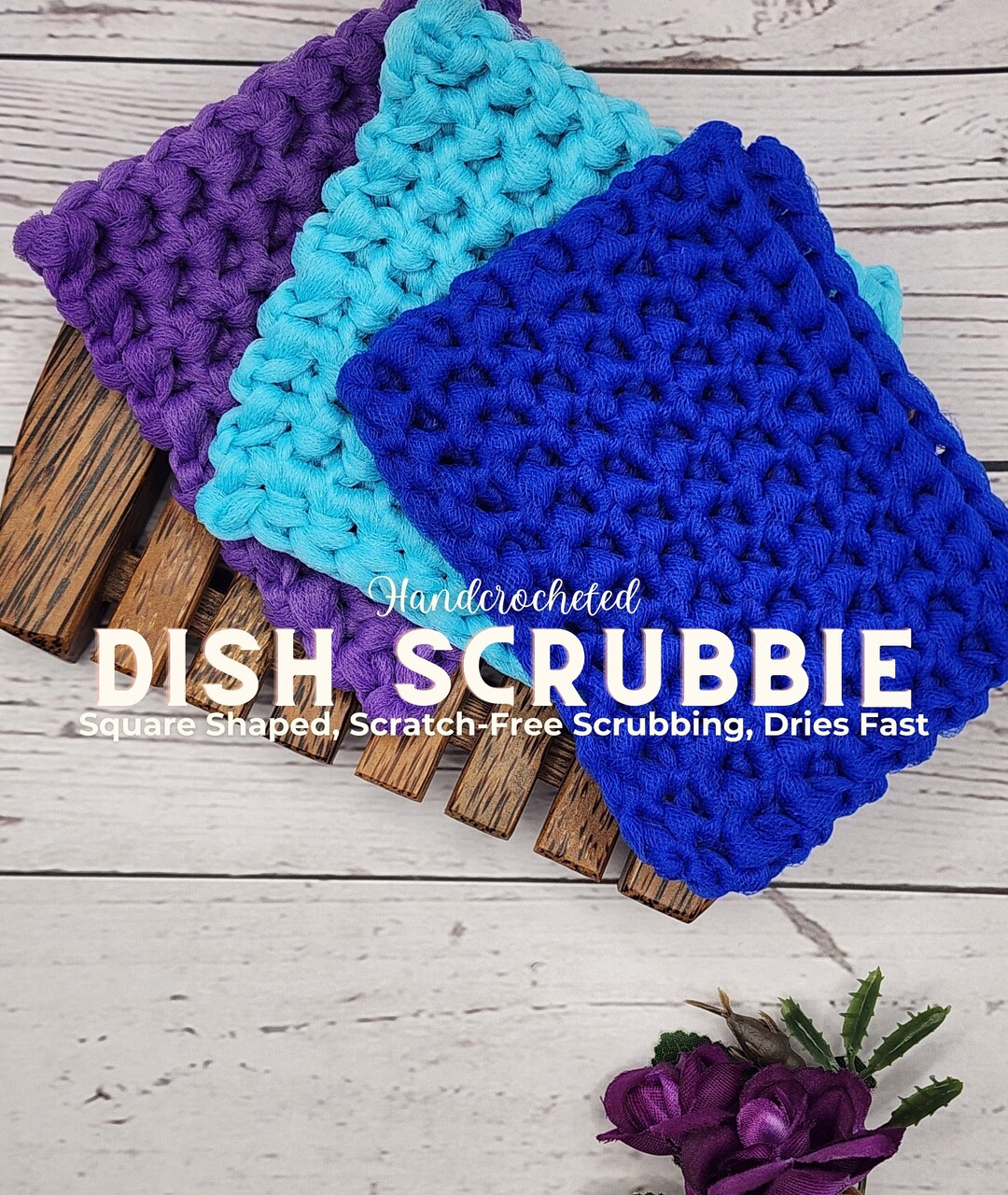 Square Scrubbie Dish Scrubbie Nylon Scrubby Kitchen Cleaning Essential ...