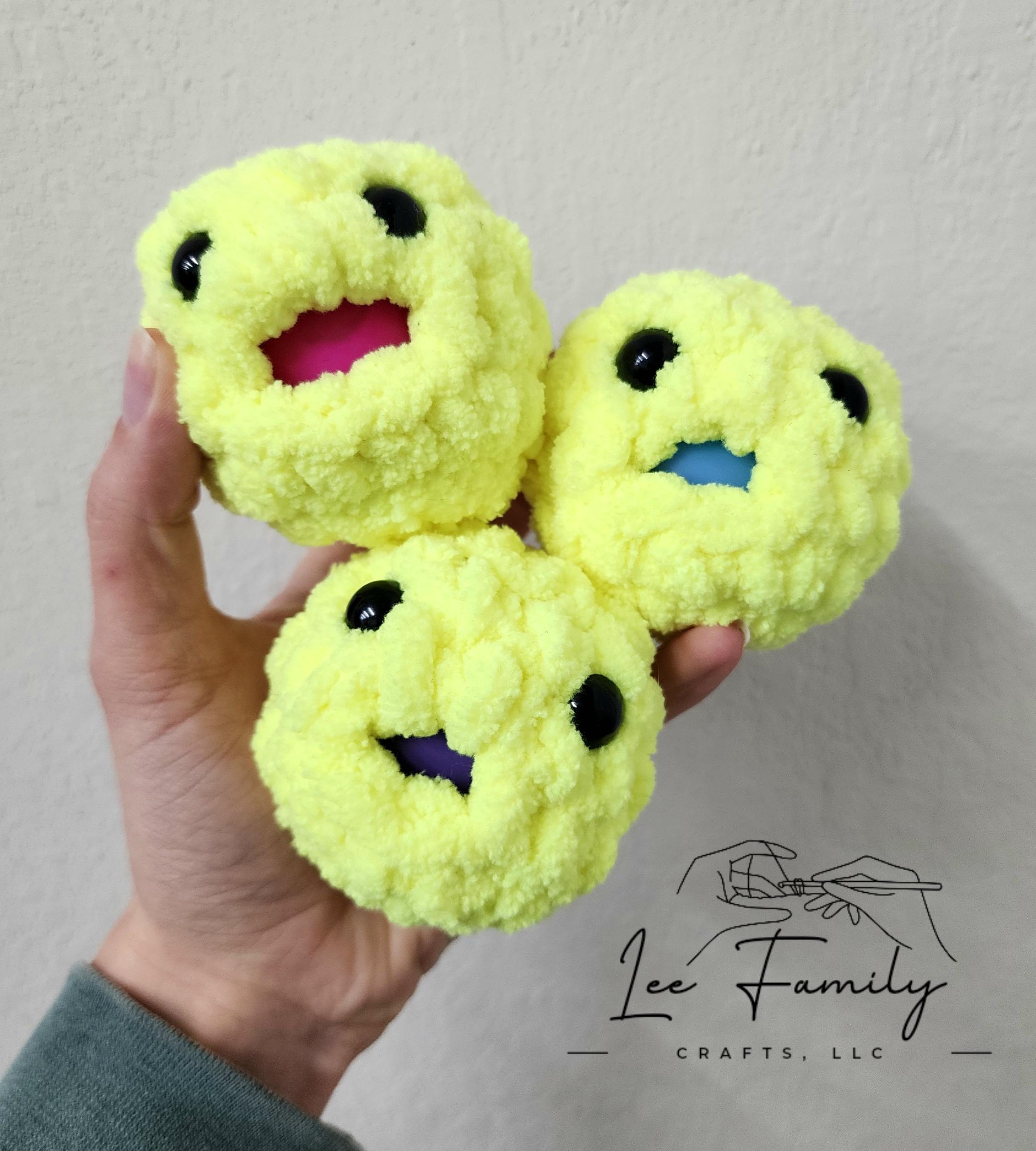Stress Ball | Stress Blob | Autism Sensory Toy | Fidget Toy | Crochet ...