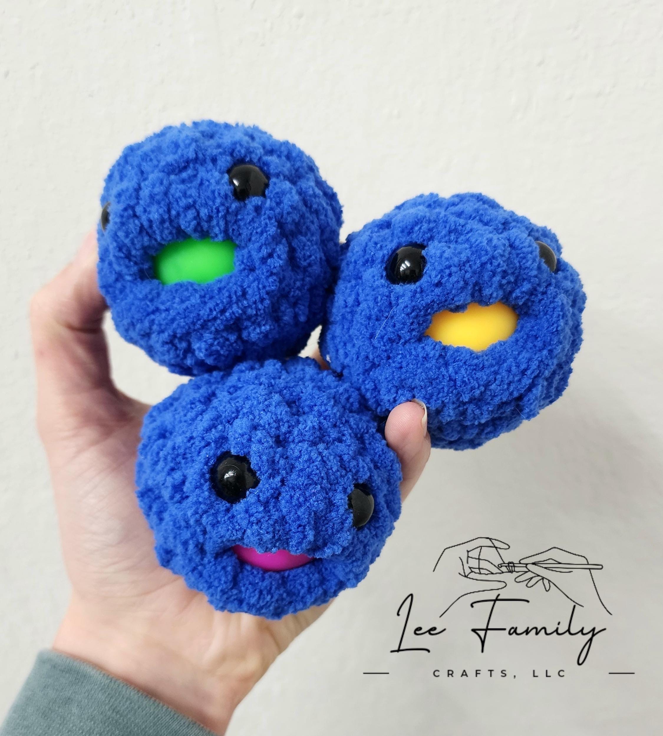 Stress Ball | Stress Blob | Autism Sensory Toy | Fidget Toy | Crochet ...