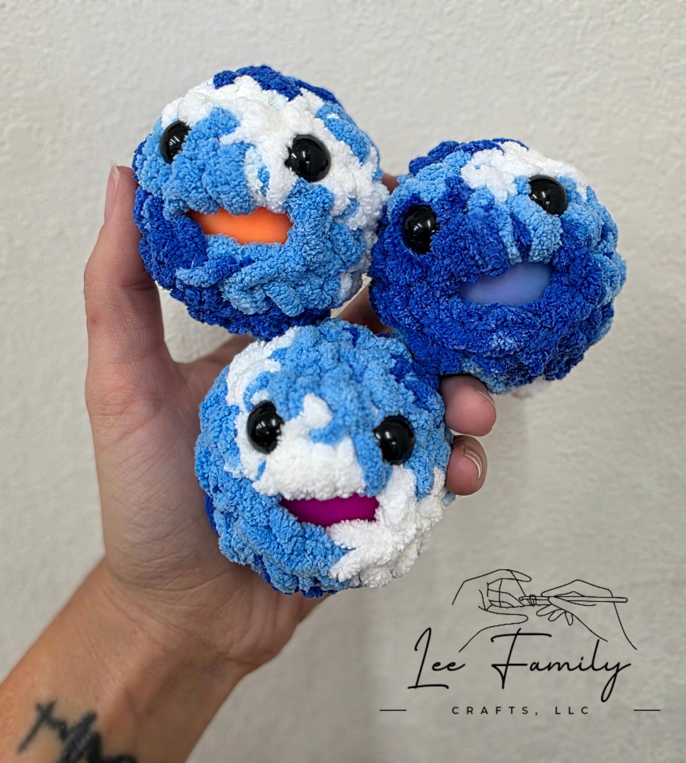 Stress Ball | Stress Blob | Autism Sensory Toy | Fidget Toy | Crochet ...