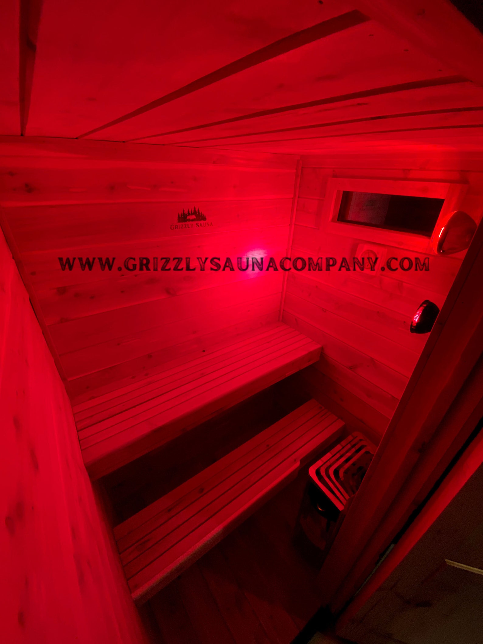 The HOT BOX Grizzly Sauna Harvia Electric SW80 Heater With Rocks ...