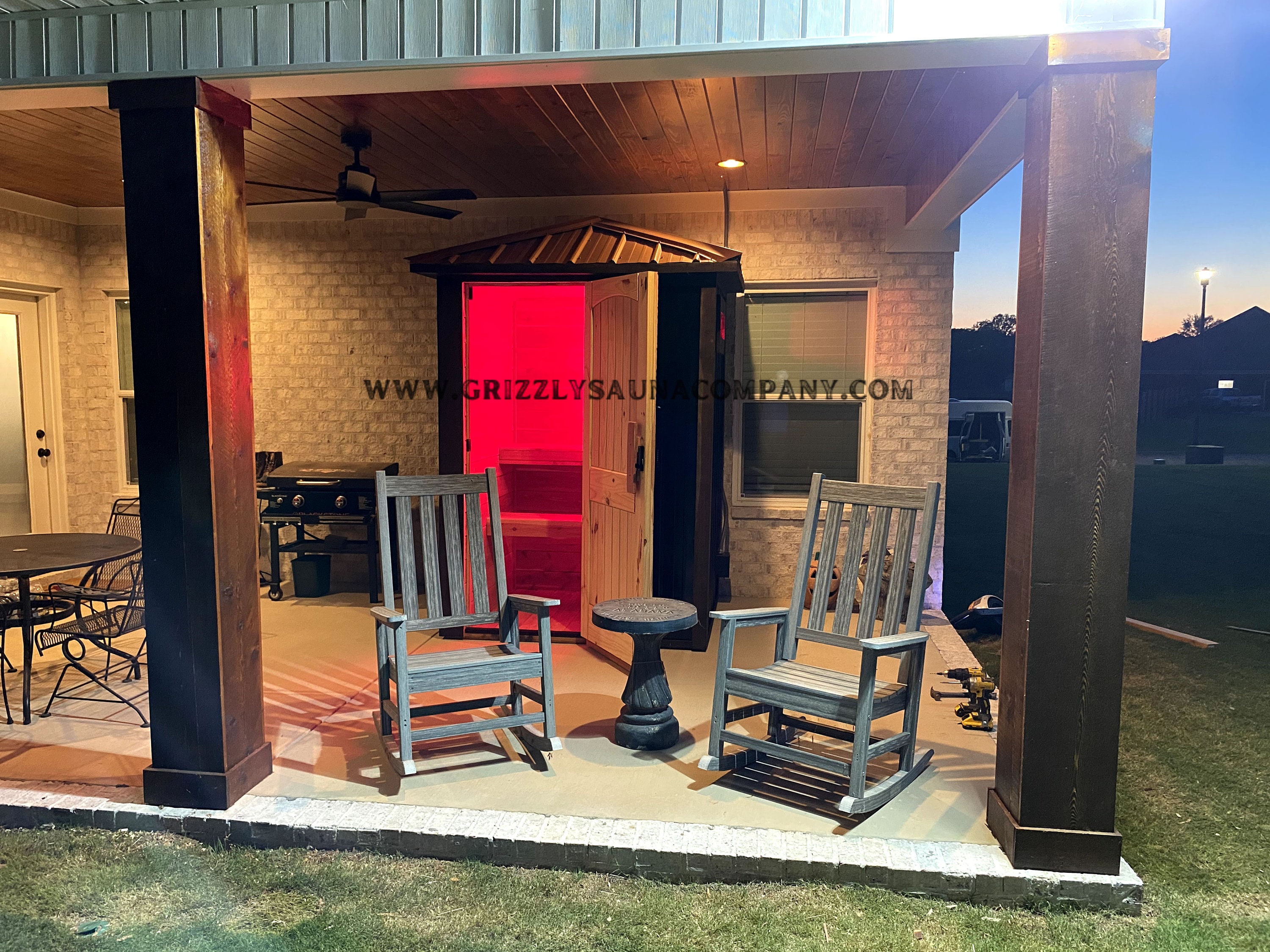 The HOT BOX Grizzly Sauna Harvia Electric SW80 Heater With Rocks ...