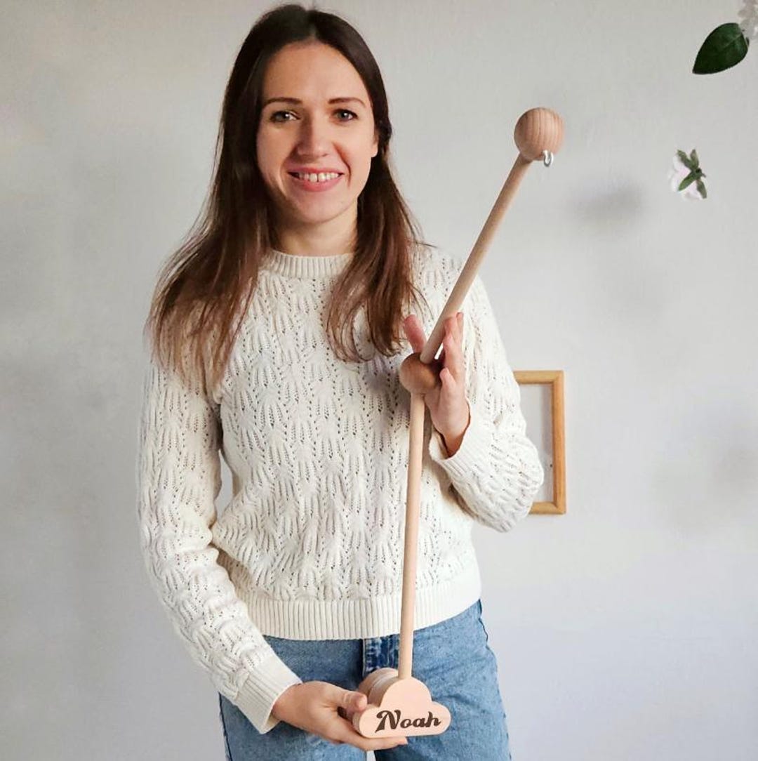 Crib Holder Baby Mobile Arm / Holder Wooden Baby Mobile Stand Crib Baby ...