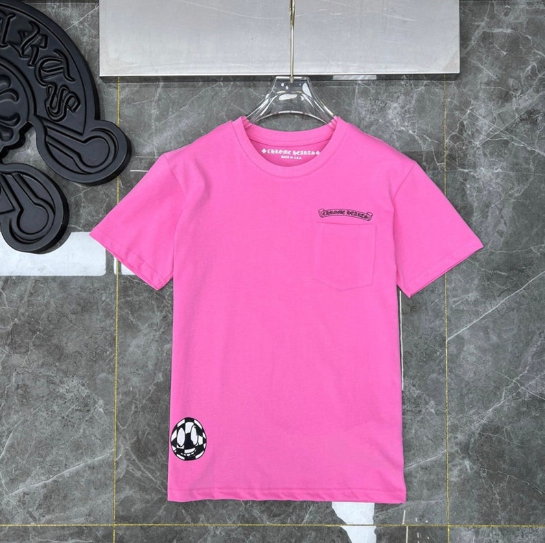 Chr0me Hearts T-shirt,fashion Street Wear,yk2 Clothing,pink Vanity ...