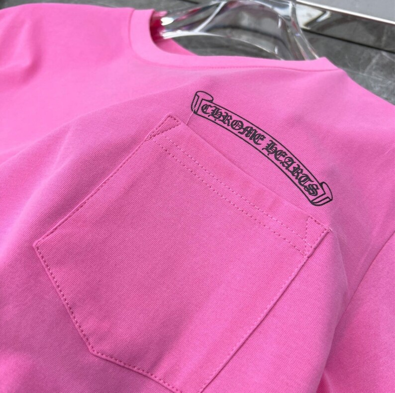 Chr0me Hearts T-shirt,fashion Street Wear,yk2 Clothing,pink Vanity ...