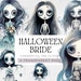 Skeleton Bride Png, Creepy Voodoo Doll Clipart, Haunted Halloween ...