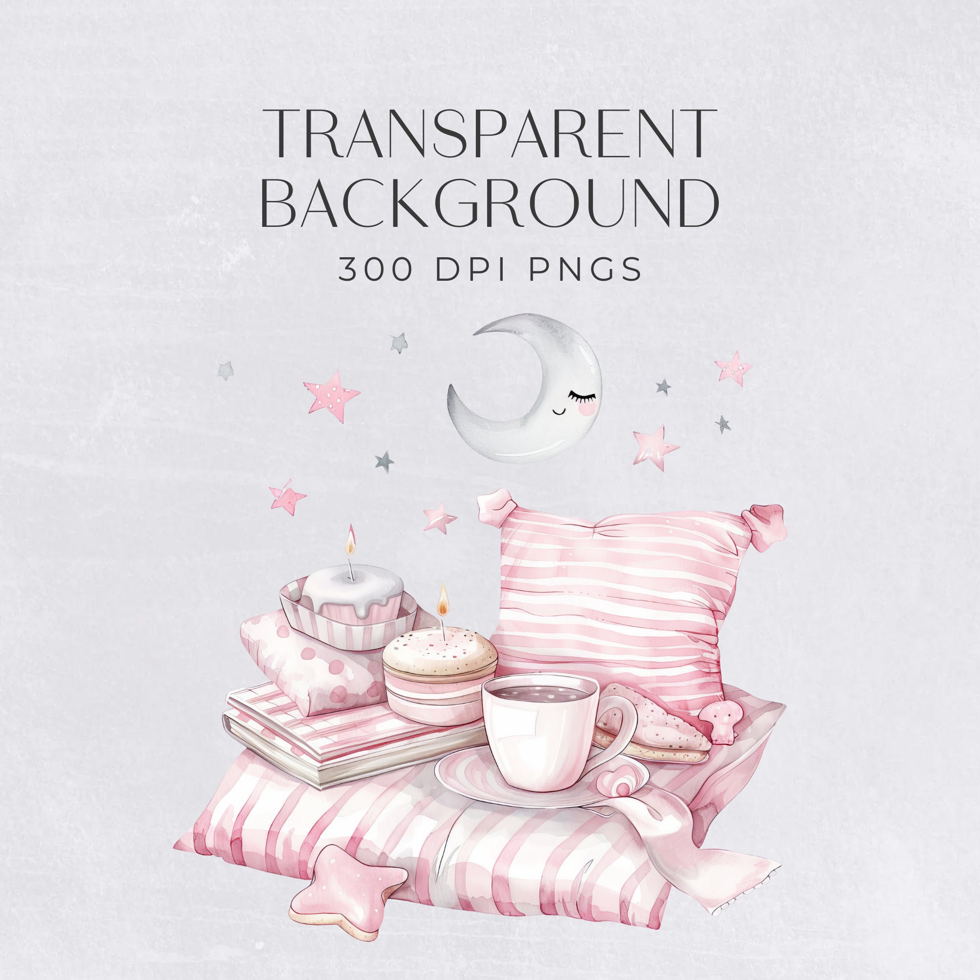 Sleepover Clipart, Pajama Squad Party Clip Art, Slumber Birthday ...