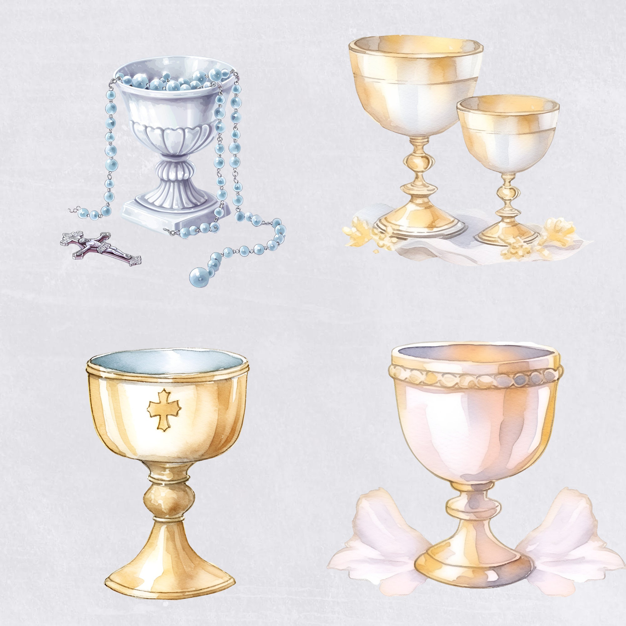 First Holy Communion Png, Chalice Png, Rosary Clip Art, 1st Communion ...