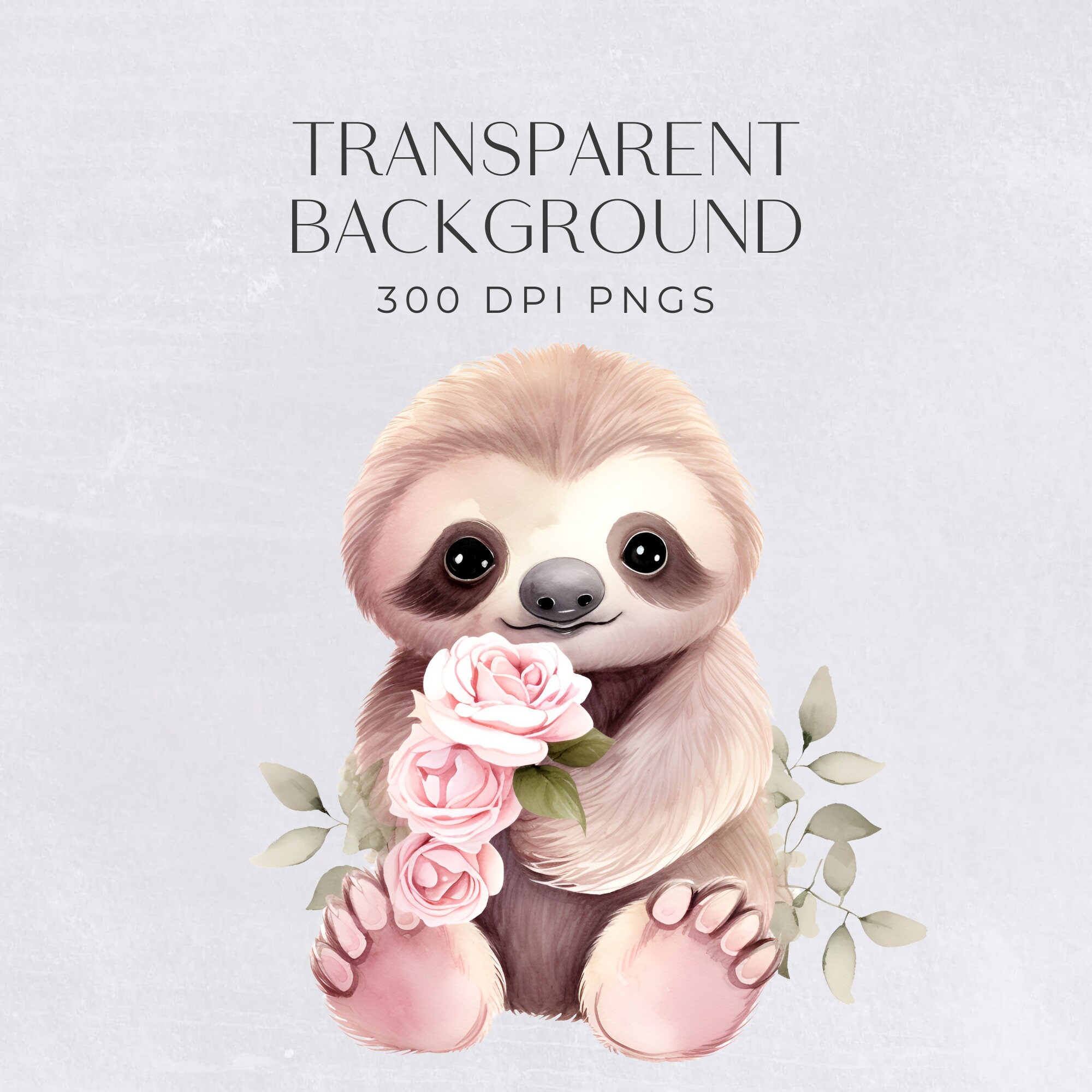 Sloth Girl Clipart, Cute Baby Girl Clip Art, Woodland Animals, Pink ...