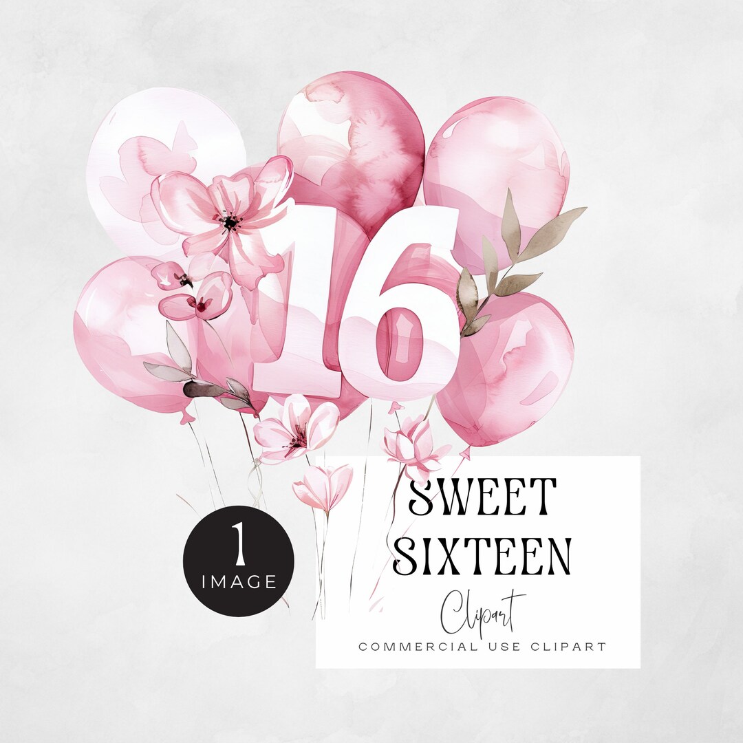 Sweet Sixteen Birthday Girl Png | SINGLE IMAGE | Sweet 16 Queen ...